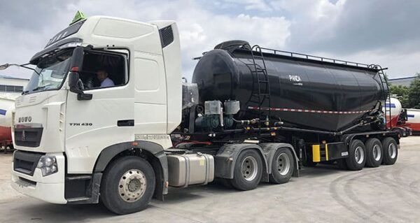 How Bulk Cement Transport Are Loaded and Cement Truck Unloading