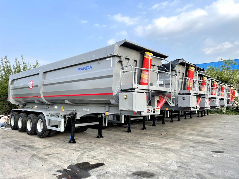 Chinese End Dump Trailers for Sale